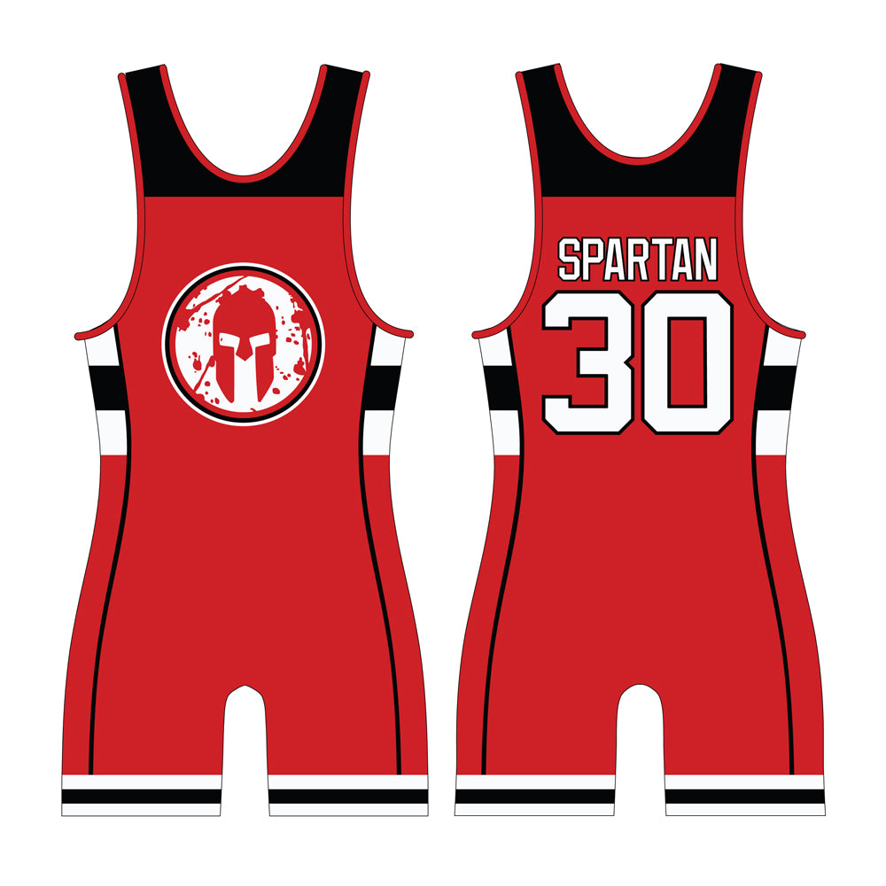 Spartan Wrestling "Red Devil" Singlet - Men's & Youth
