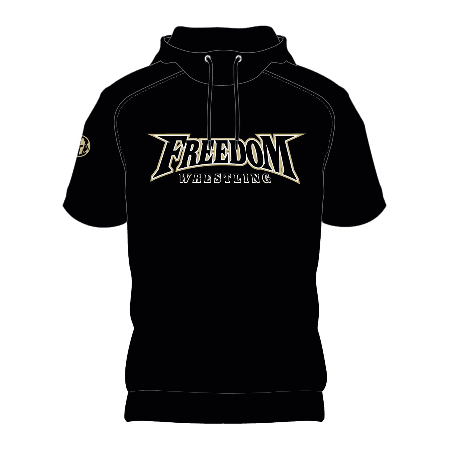 Freedom Wrestling Team Cut Off Hoodie