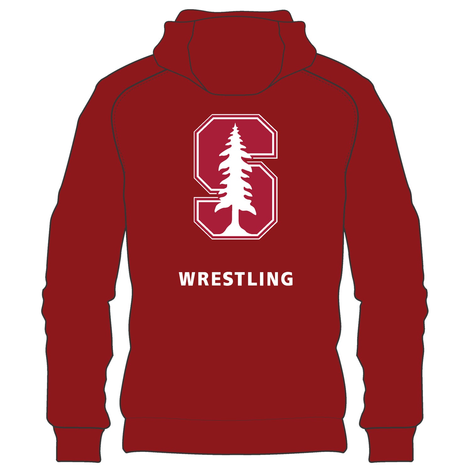 Stanford Wrestling Team Red or Black Hoodie