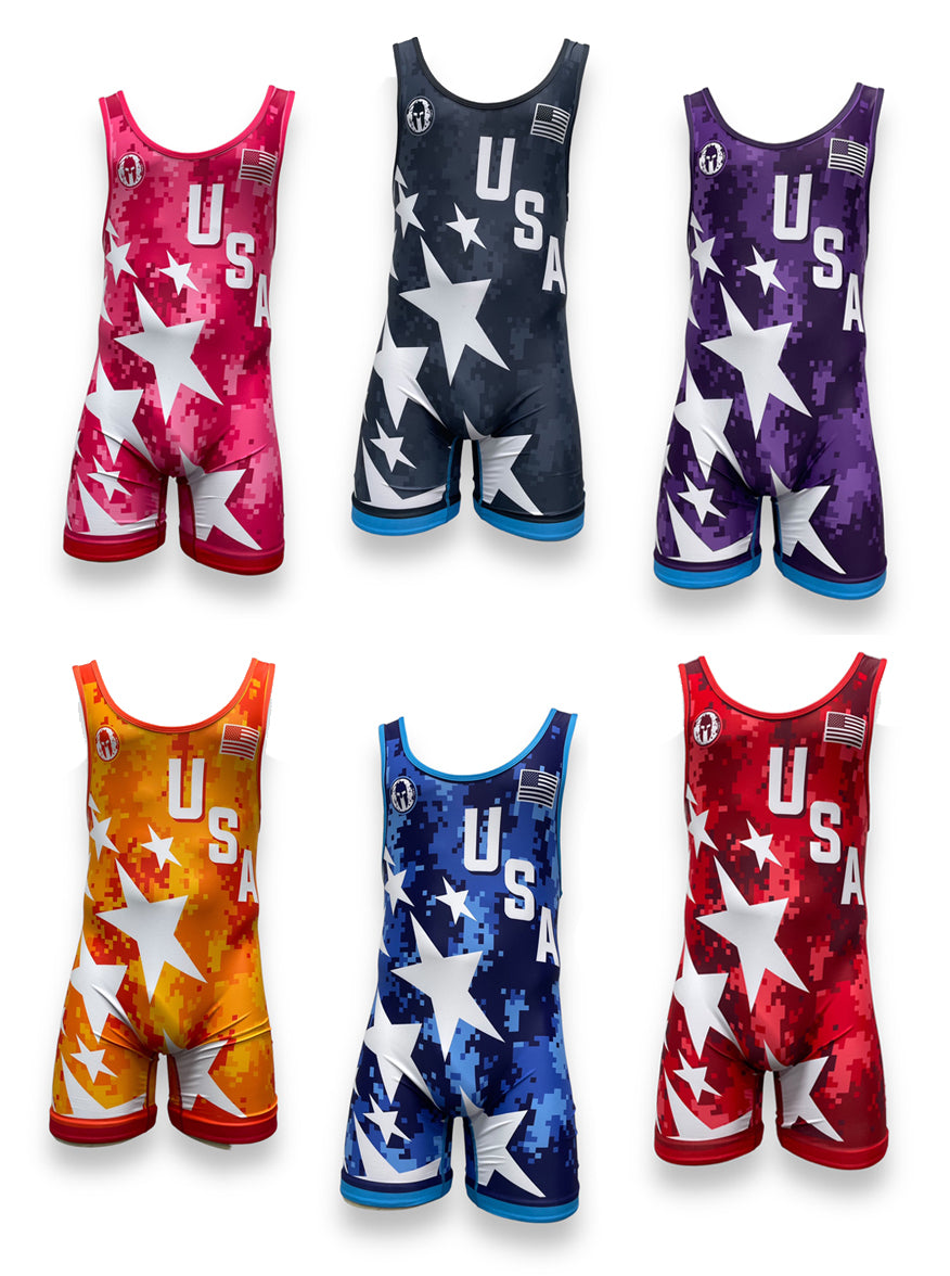 *NEW* USA Trials Singlets 6 Different Colors - Youth & Adult (Men ...