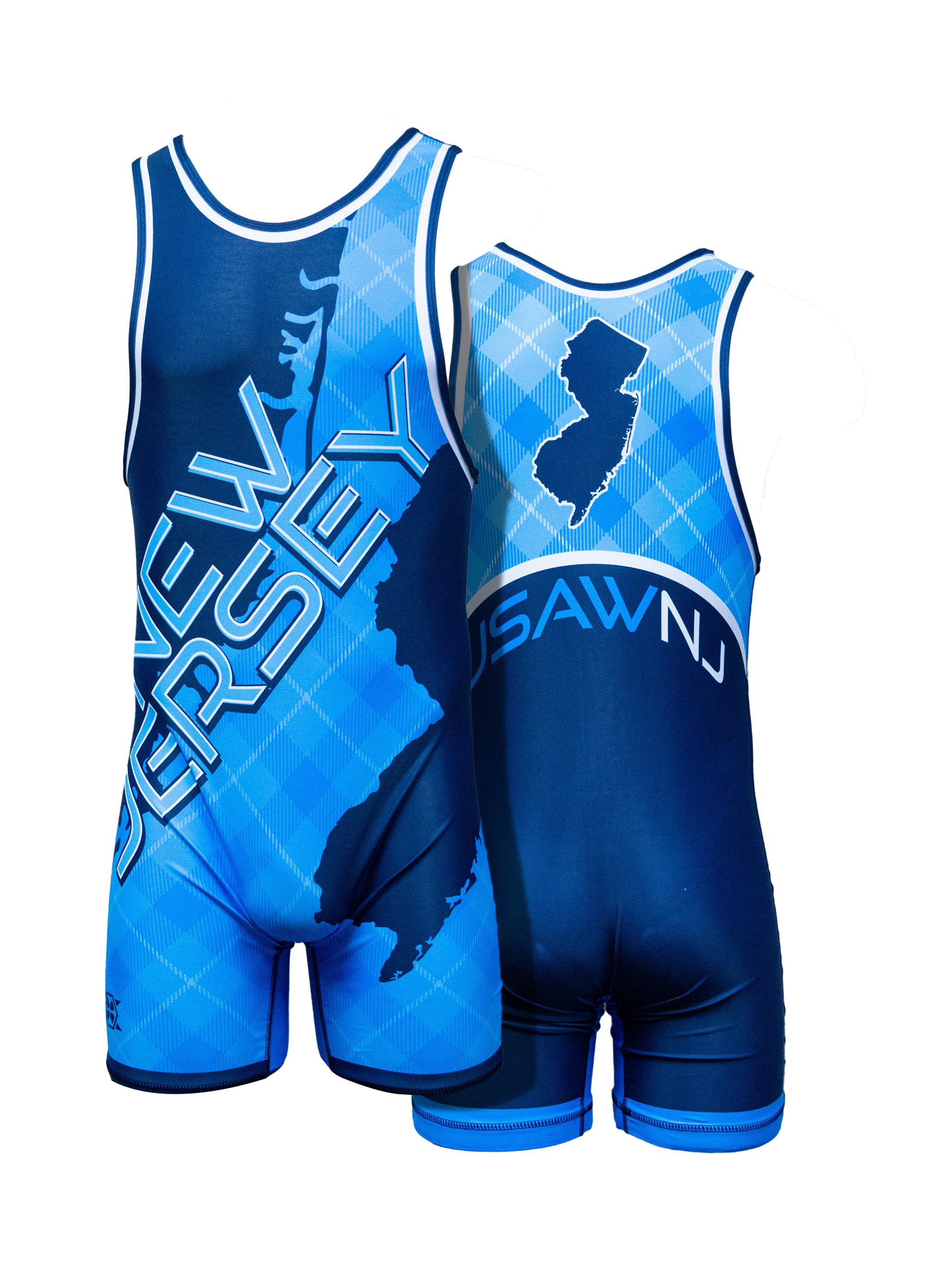USAW-NJ Singlet Red & Blue - Men's, Women's & Youth