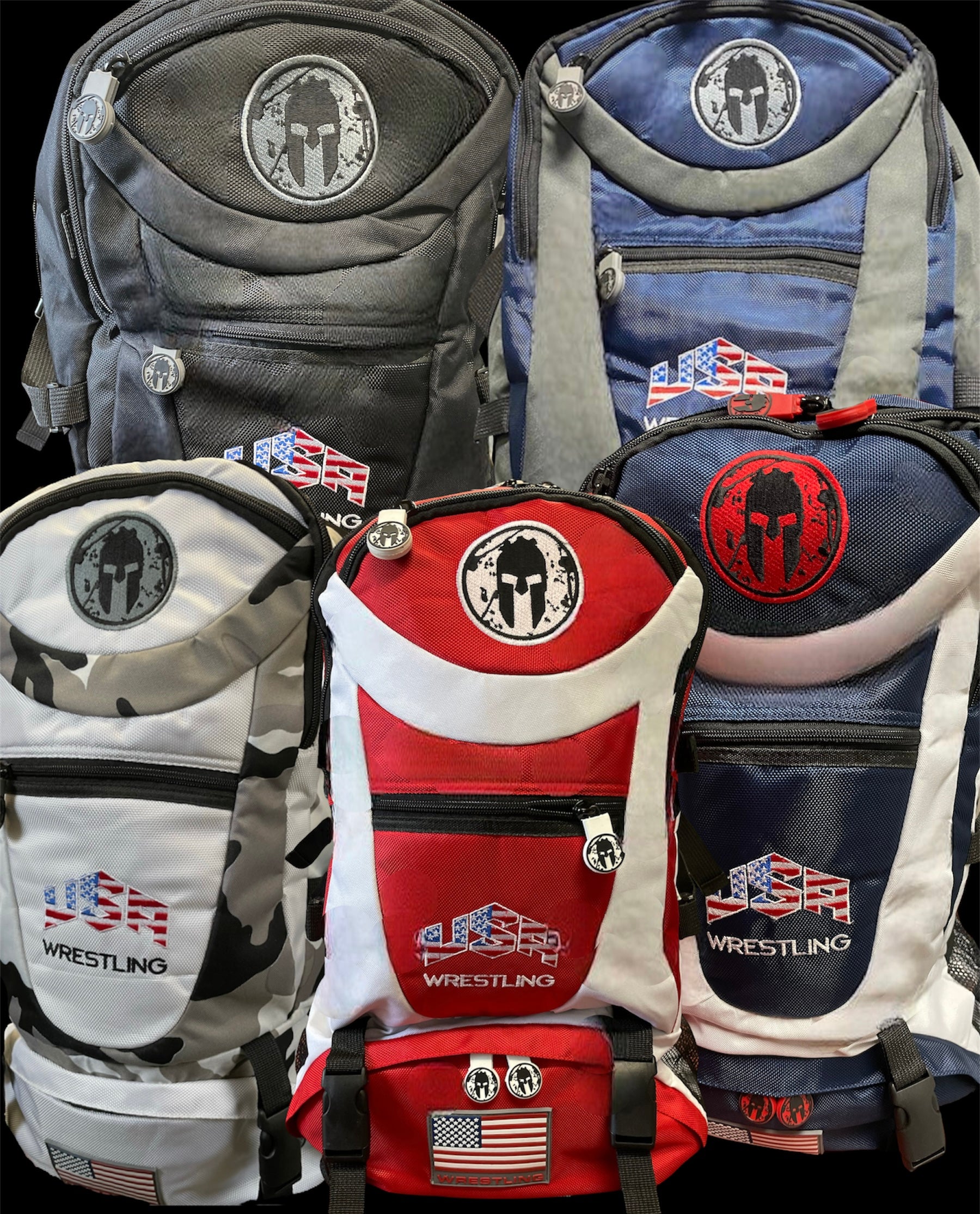 SPARTAN COMBAT USA WRESTLING BACKPACK