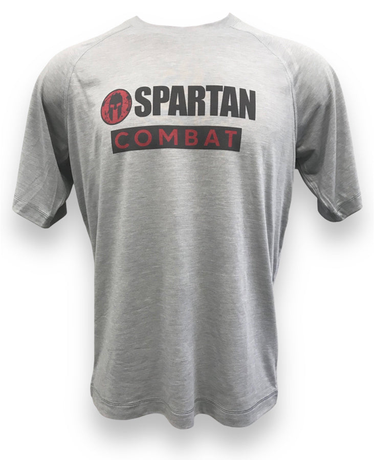 Spartan Combat Logo Raglan Drifit Tee