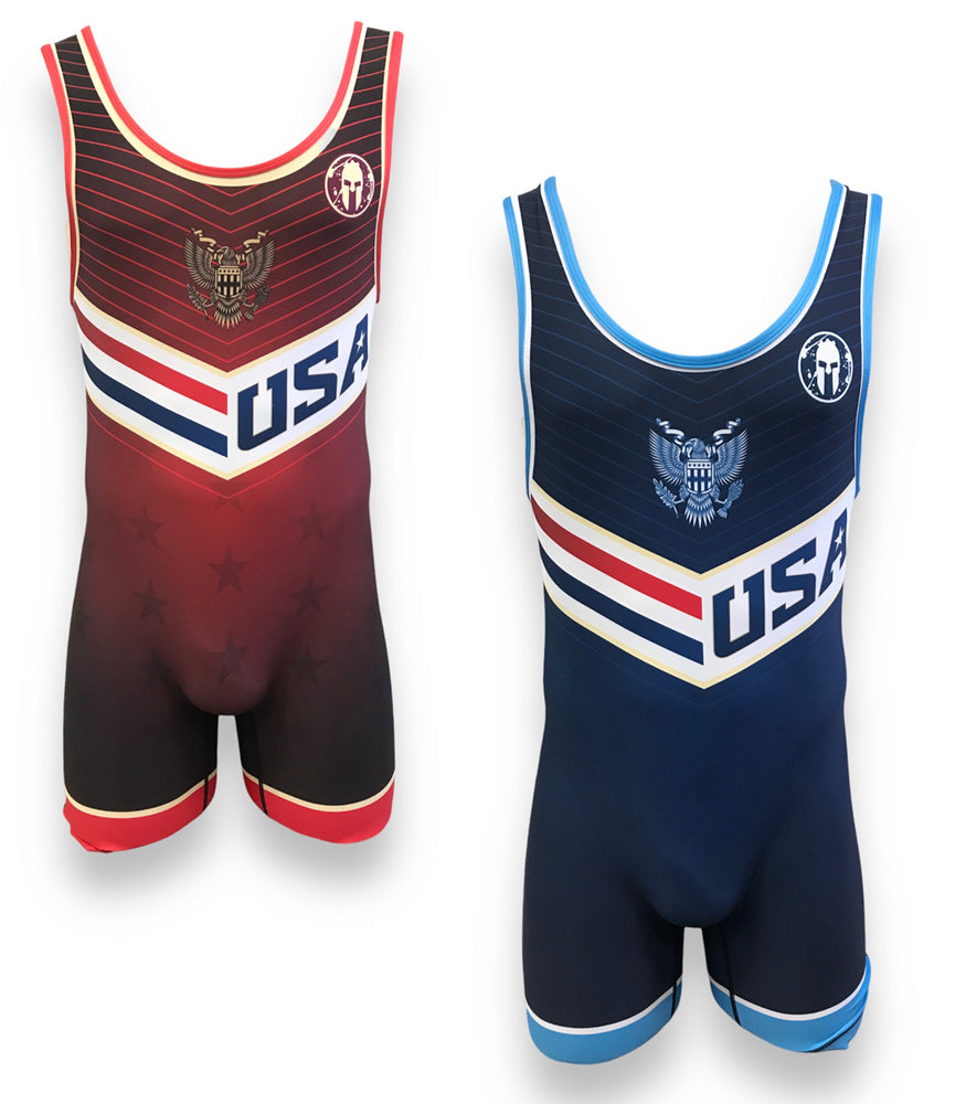 USA SINGLET COMBO *NEW 2023* - MEN'S, WOMEN & YOUTH CUT